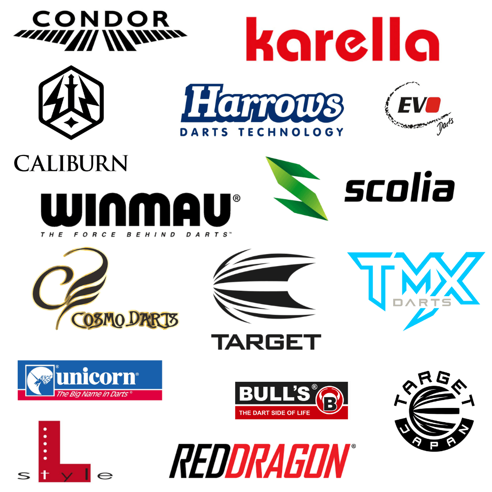 Die besten Dart Marken - Dart Brands – Dartshop Dartgarage